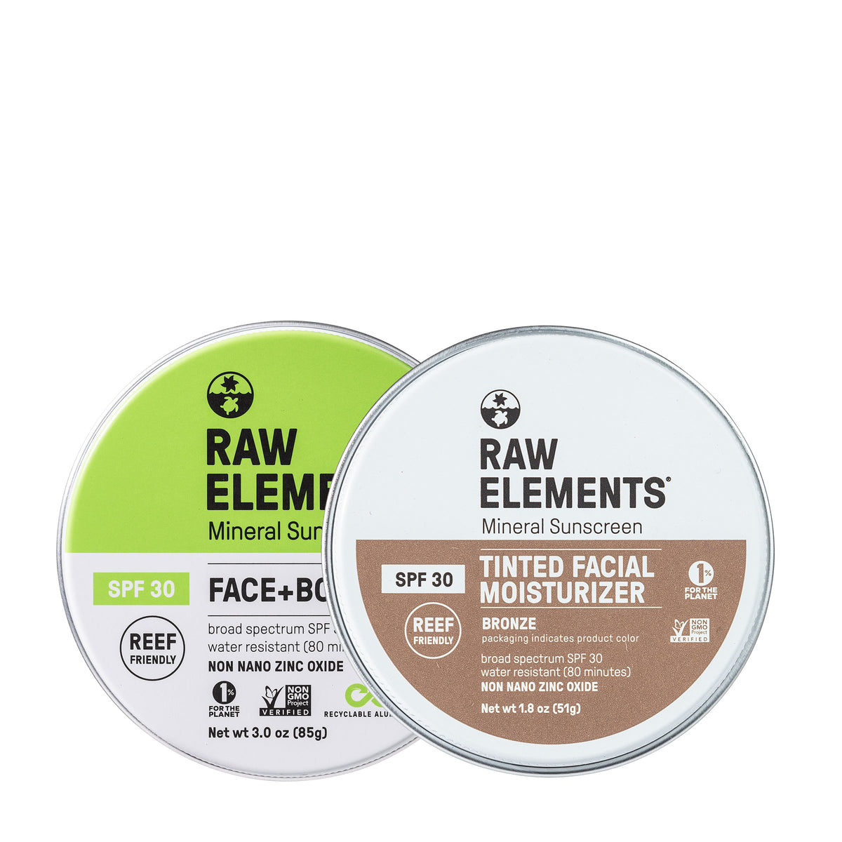 Raw Elements Plastic Free Sunscreen Pack SPF 30 – Raw ElementsUSA