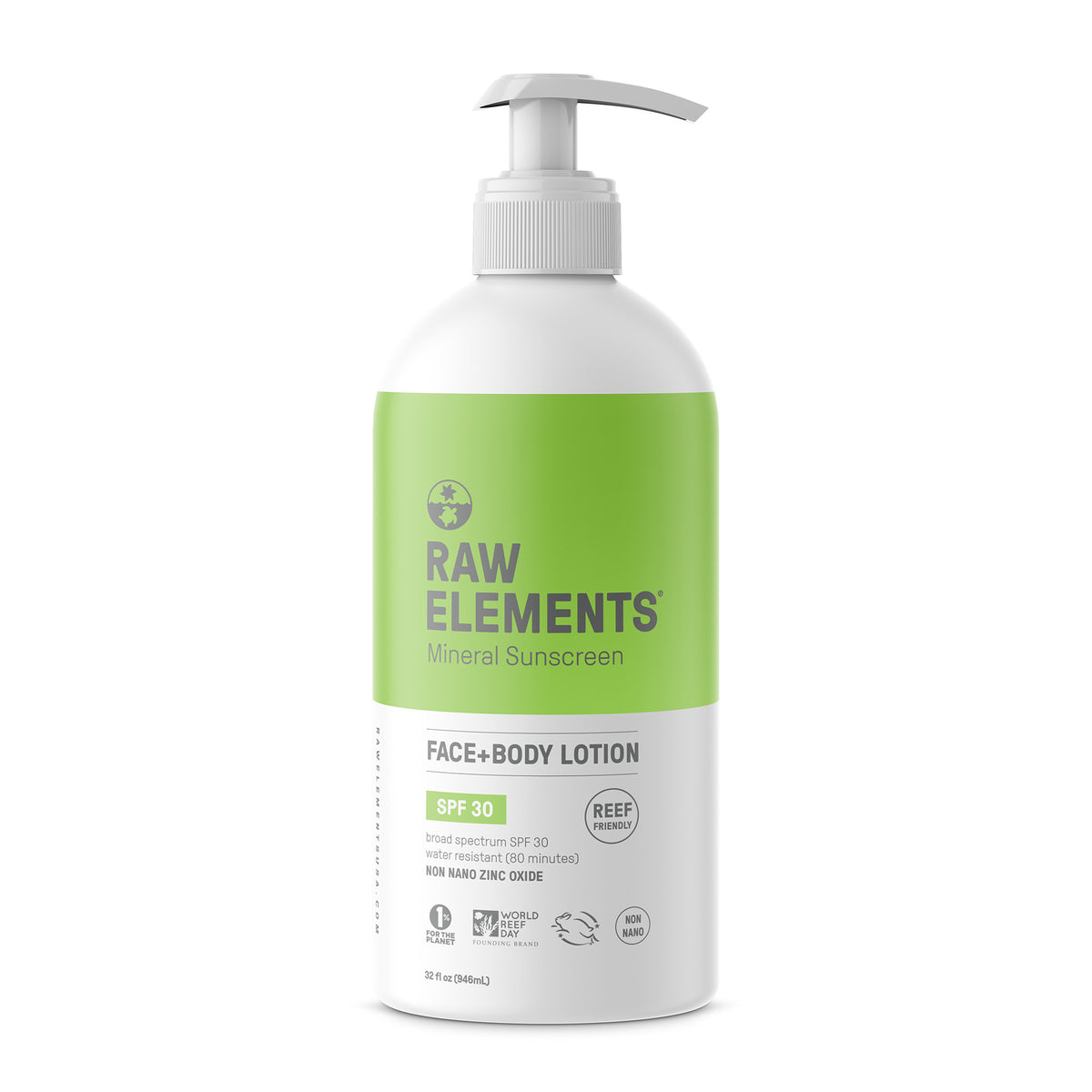 DAILY MOISTURIZER BIO-RESIN TUBE SPF 30 (32 oz Pump Bottle) – Raw ElementsUSA