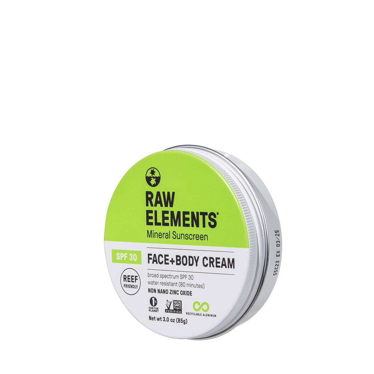 Raw Elements Face + Body Lotion SPF 30 - 3 oz Recyclable Tin – Raw ElementsUSA