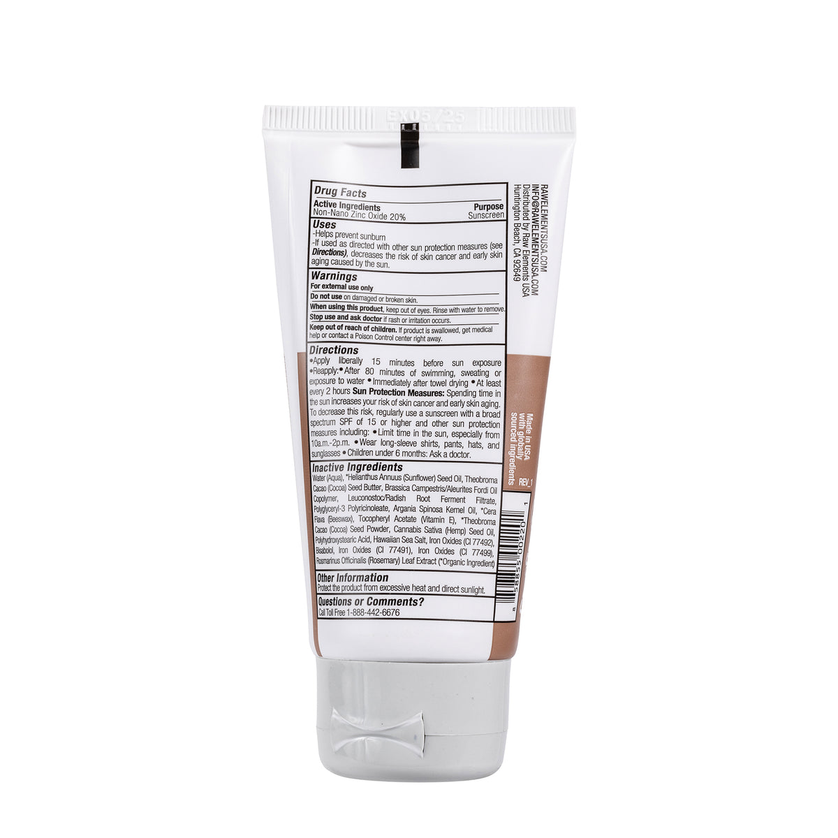 DAILY FACE TINT BIO-RESIN TUBE SPF 30 – Raw ElementsUSA