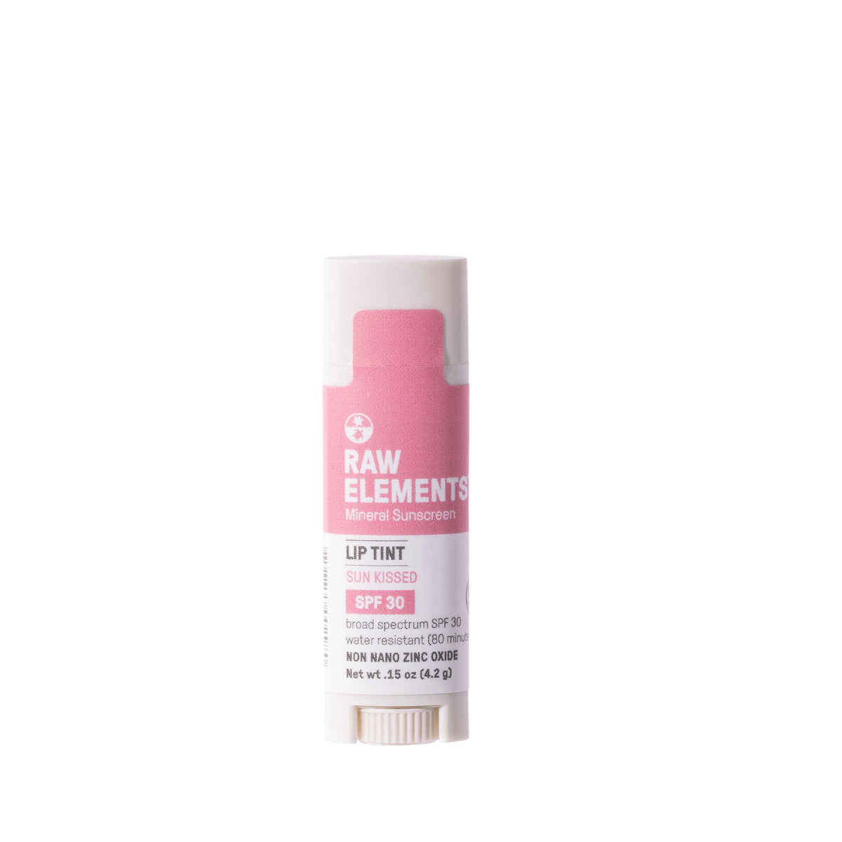 SPF 30 TINTED LIP SUN KISSED .15 oz – Raw ElementsUSA