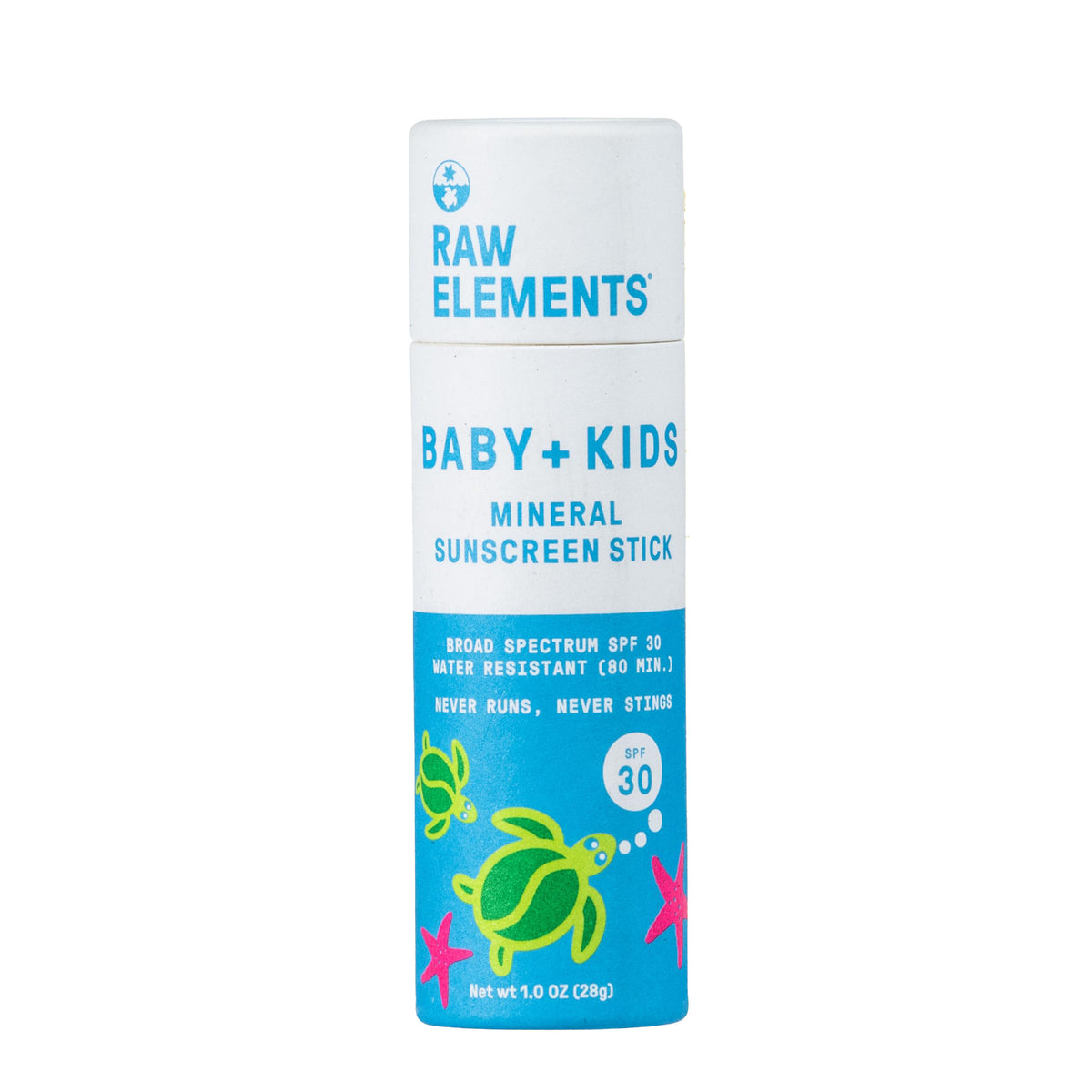 Raw Elements Baby + Kids Stick SPF 30 - 1 oz Compostable Stick – Raw ...